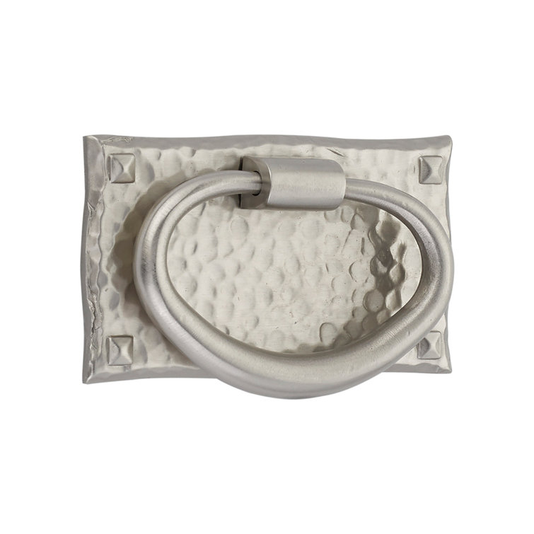 Emtek Hammered Oval Ring Pull 3" | Wayfair